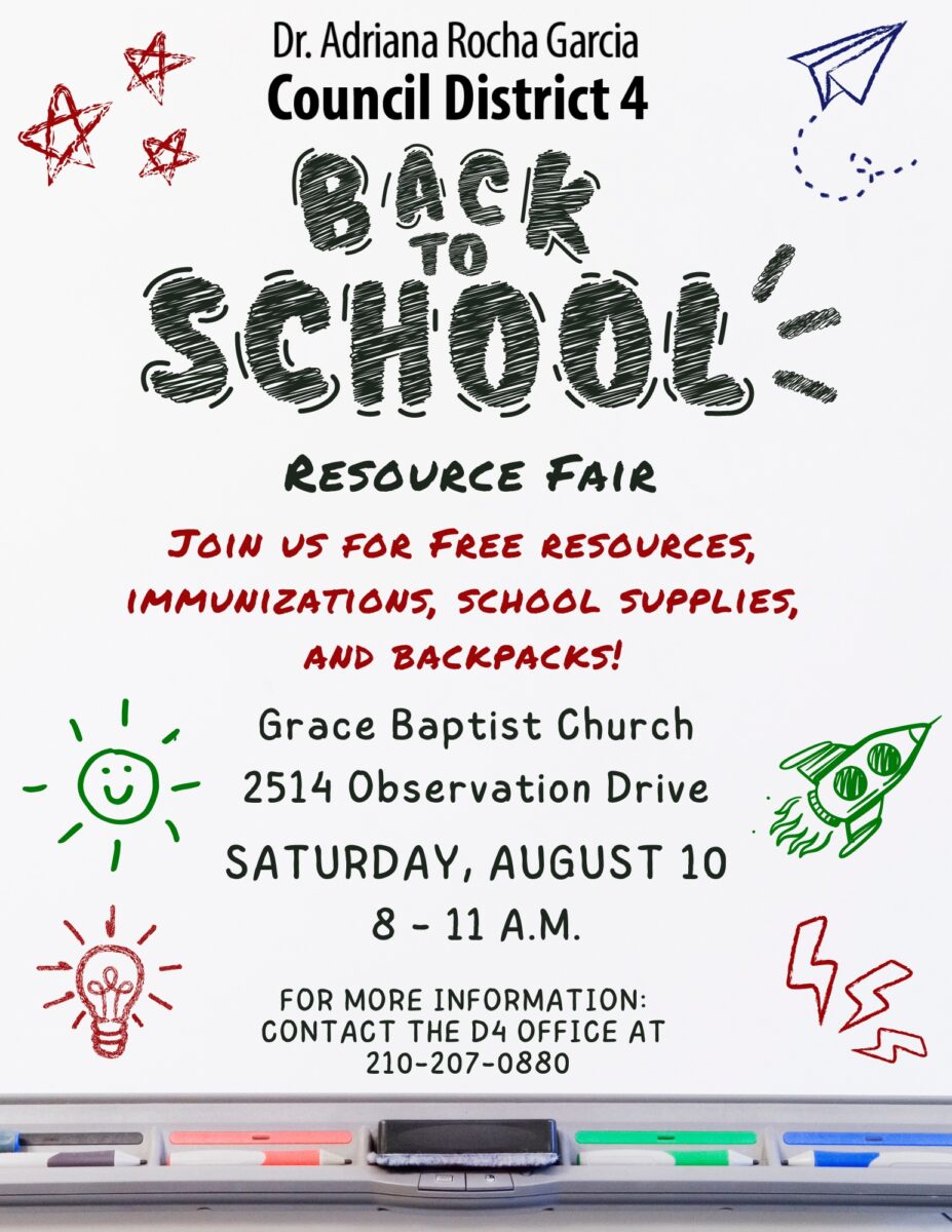 District Back-to-School Events - Pre-K 4 SA